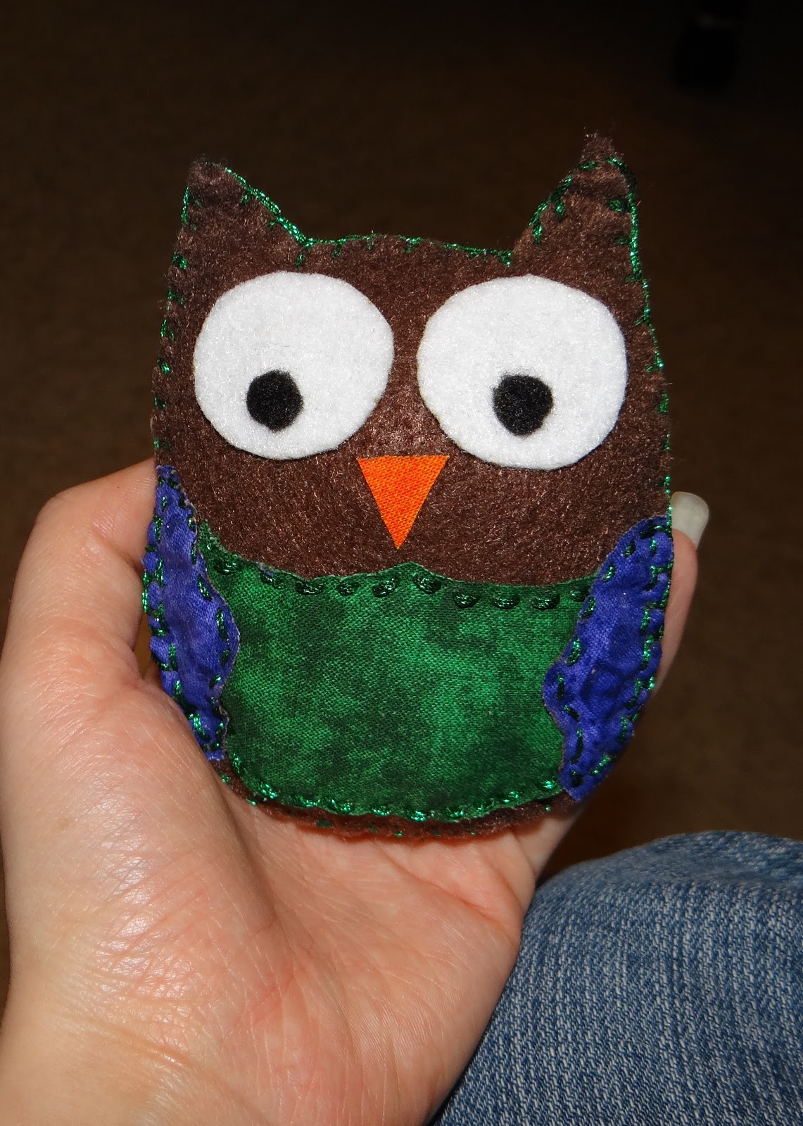 Amber's Craft a Week Blog: Felt Owl Pal