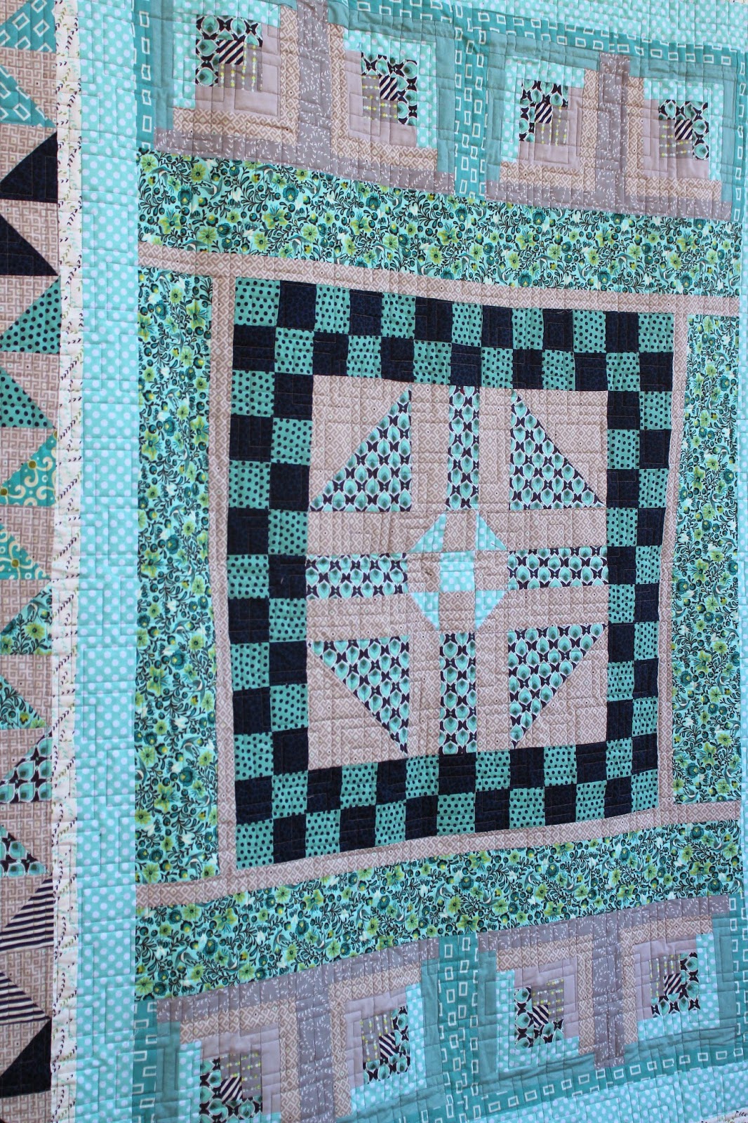 Girls in the Garden: Round Robin Quilt