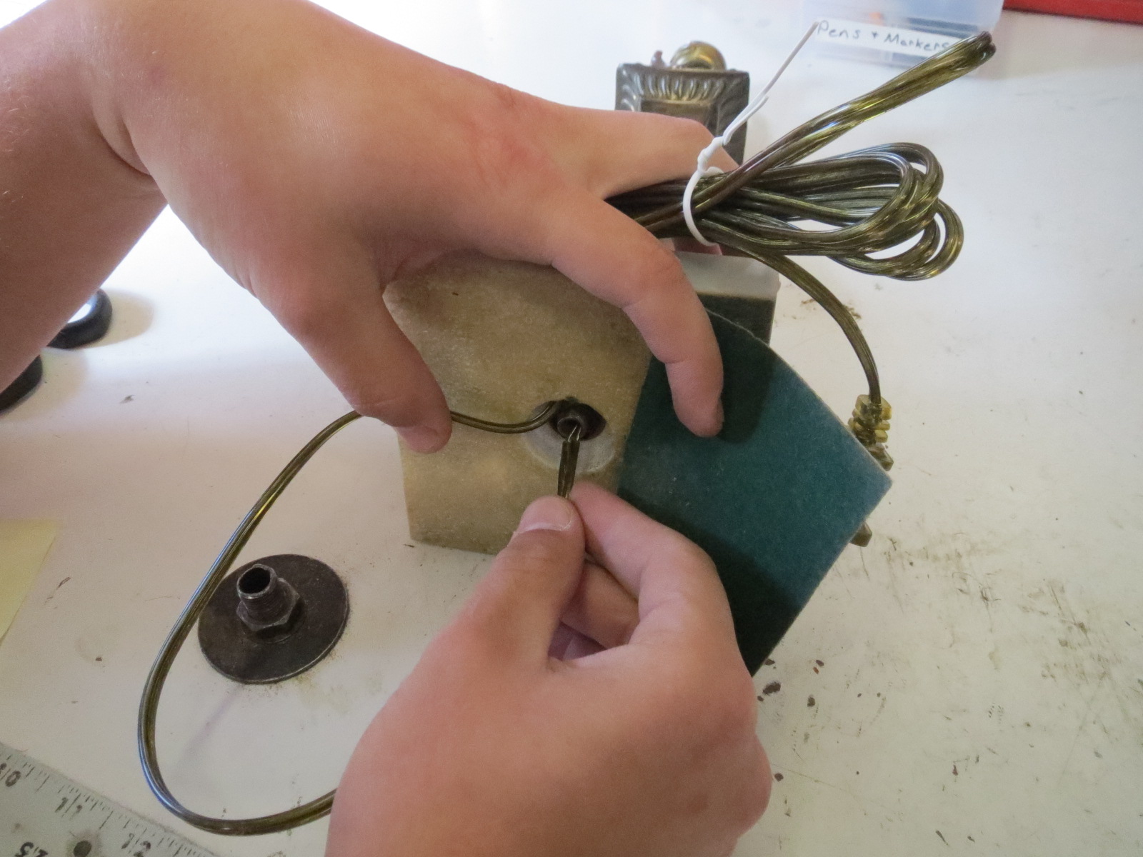 Lamp Parts and Repair | Lamp Doctor: Simple Cord Replacement on Table Lamp