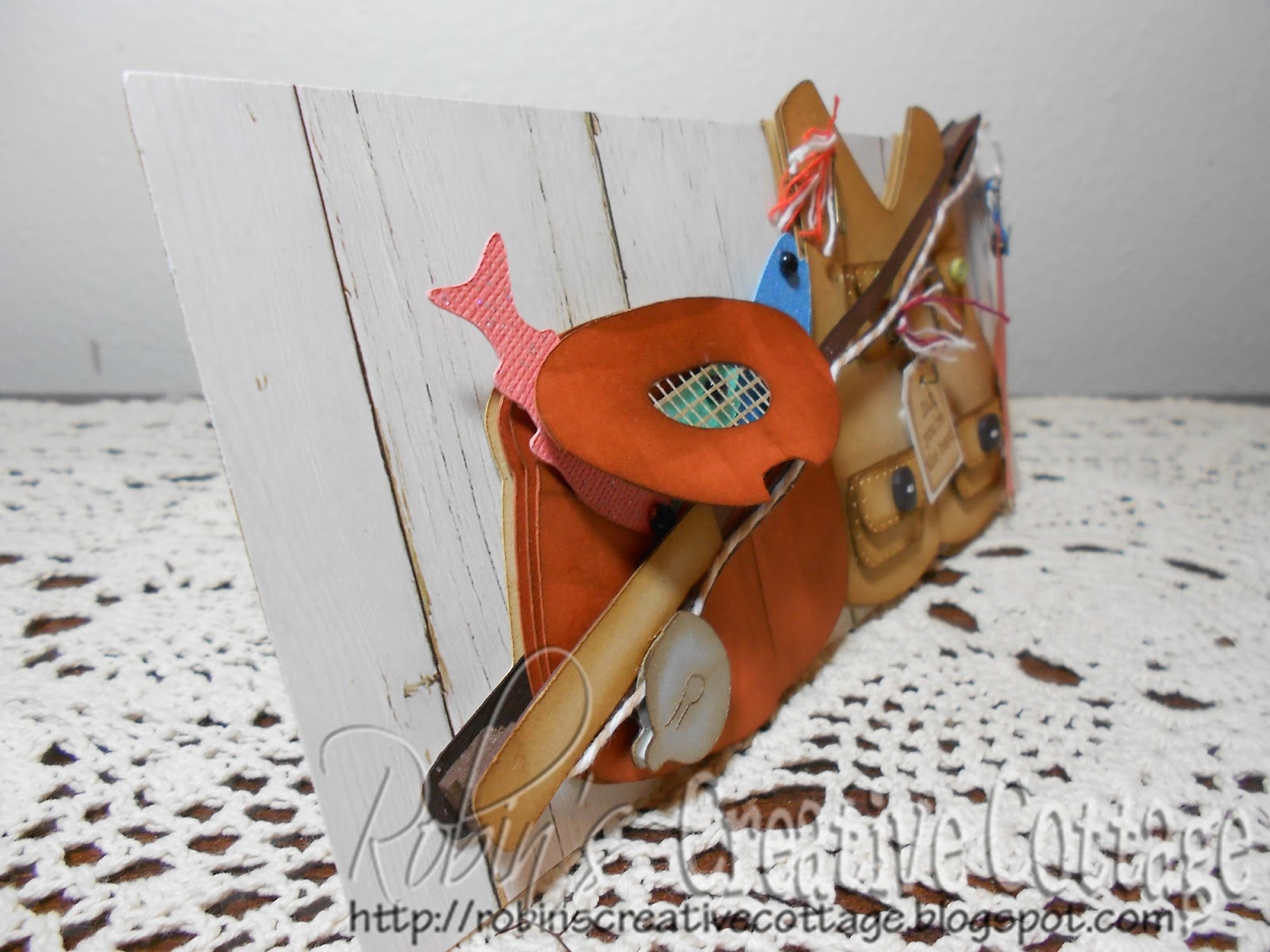 Robin's Creative Cottage: Dad, you're the best! Fisherman card -My ...