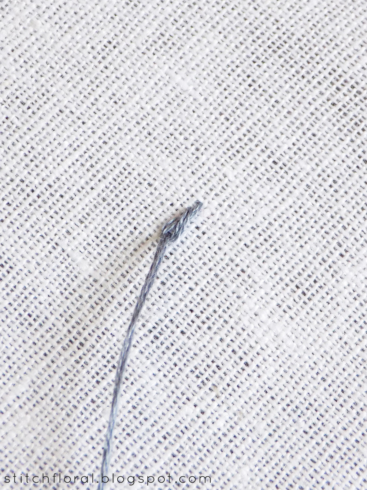 Rope stitch How-To - Stitch Floral