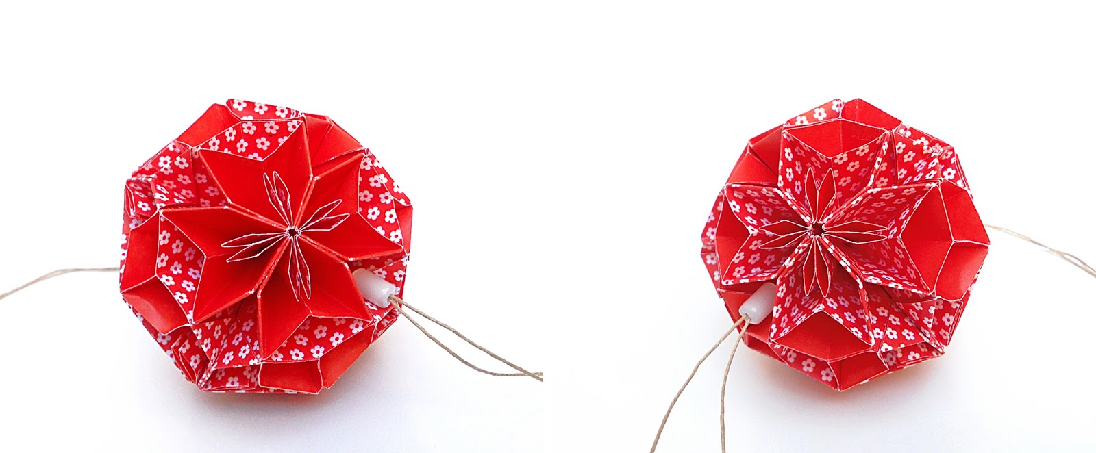 mas origami: Kusudama Tem Tem Temari