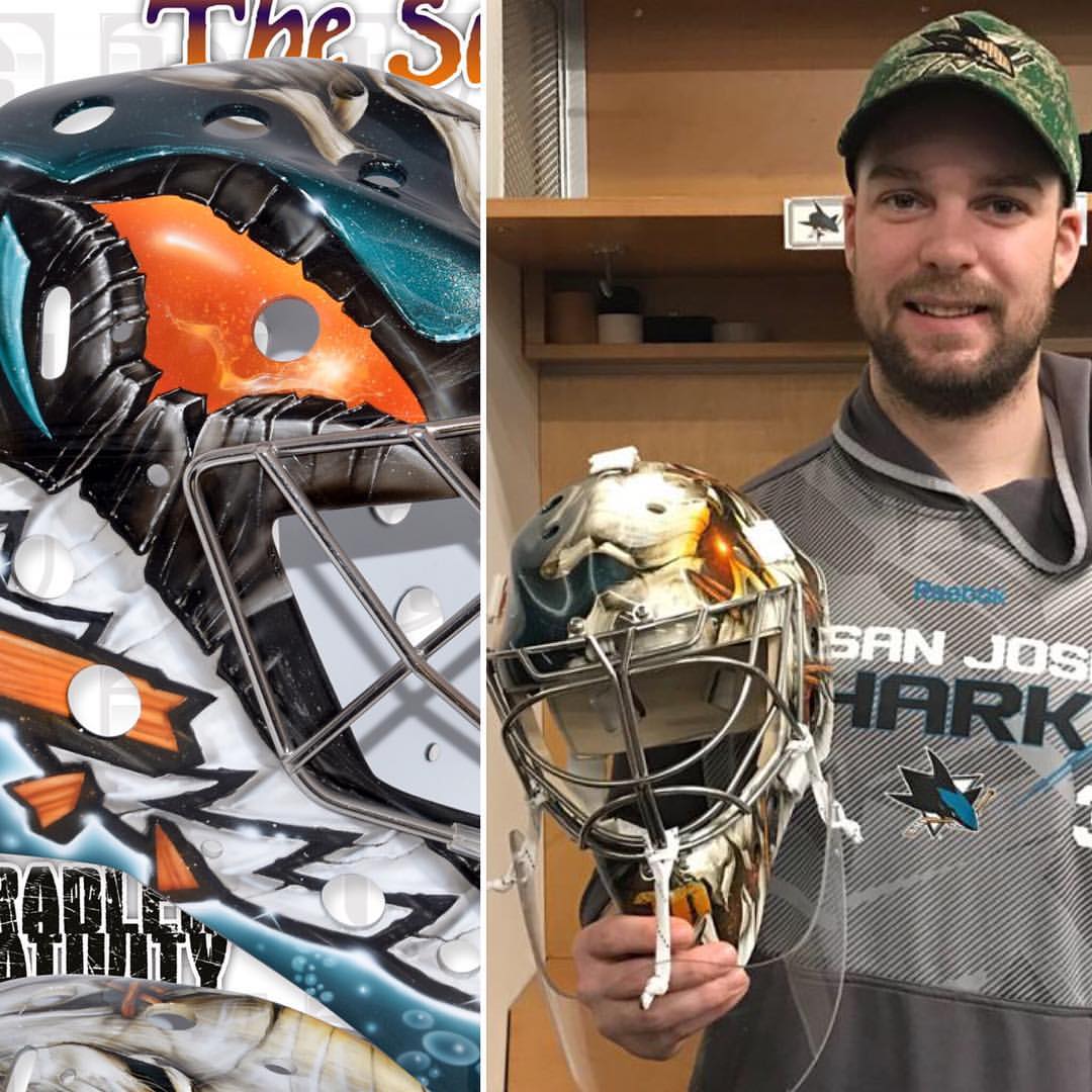 I Love Goalies!: Aaron Dell 2016-17 Mask