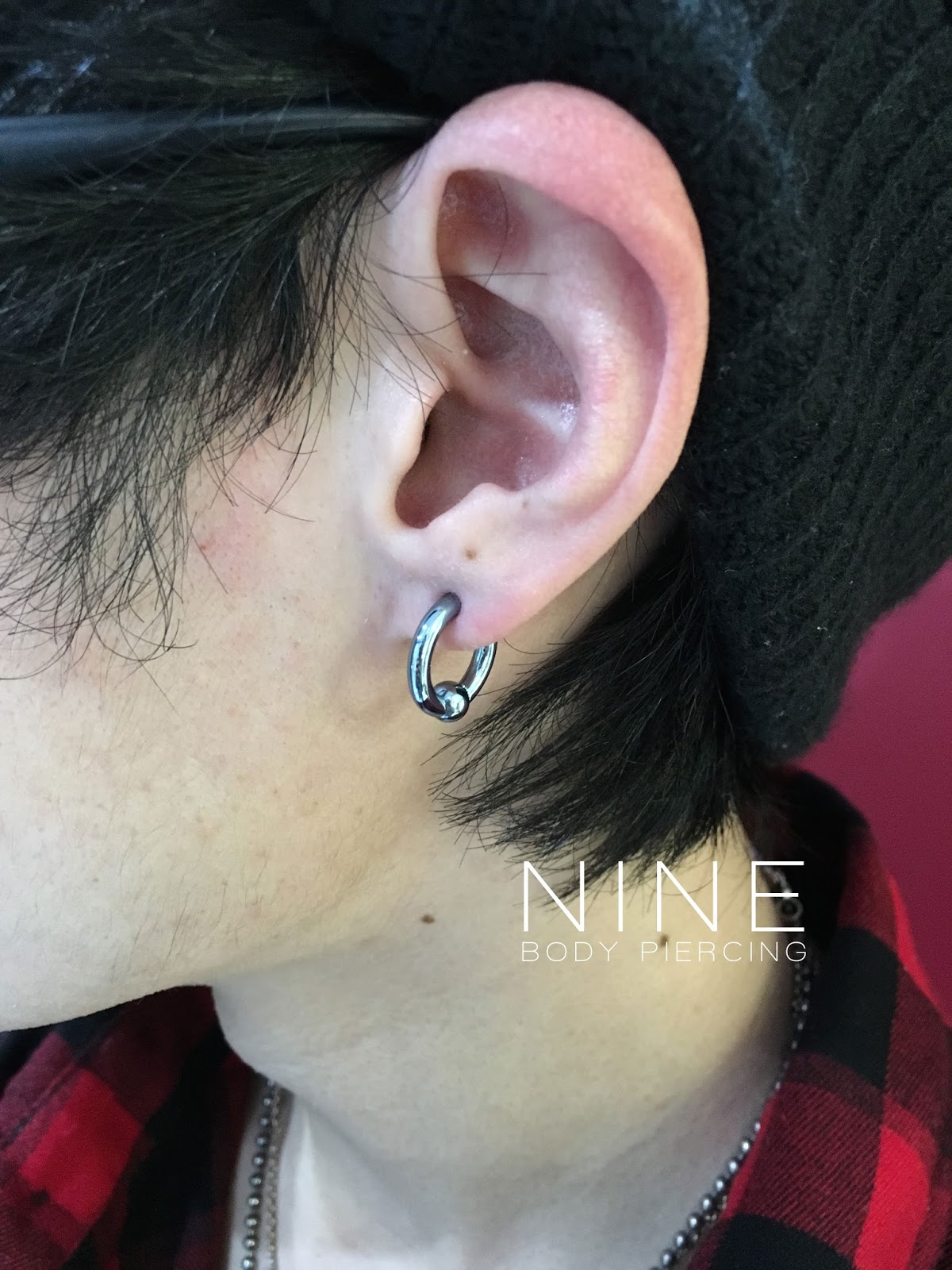 NINE BODY PIERCING BLOG: Ice Blue Captive Bead Ring!!!