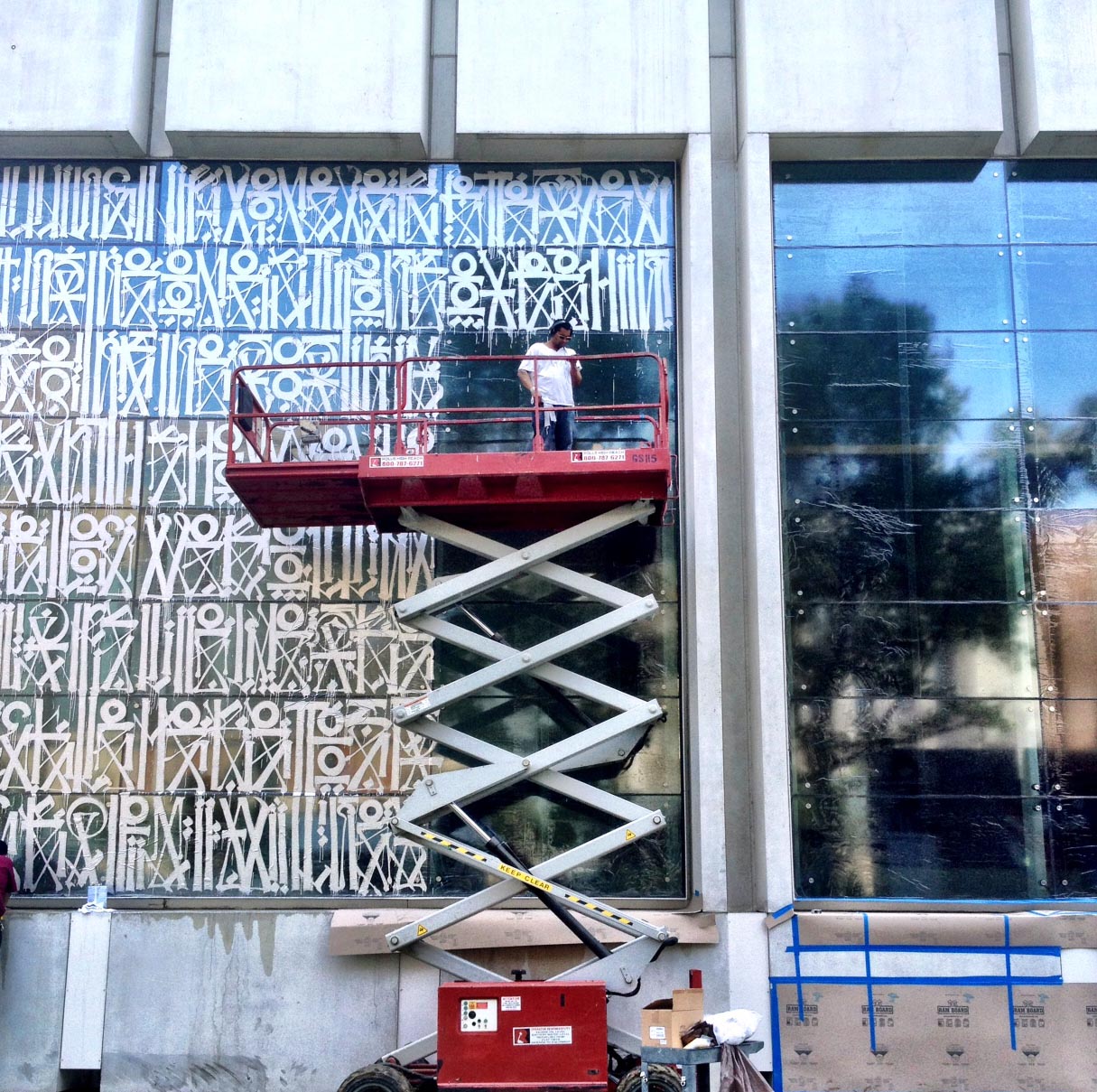 StreetArtNews ES: RETNA | Nuevo mural en progreso en Los Angeles