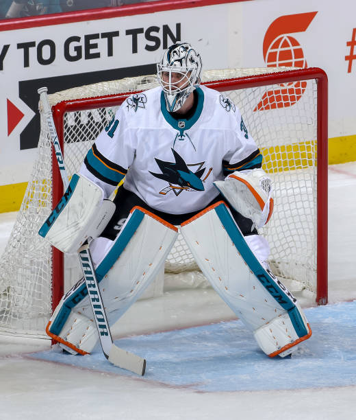 I Love Goalies!: Martin Jones 2018-19 Mask