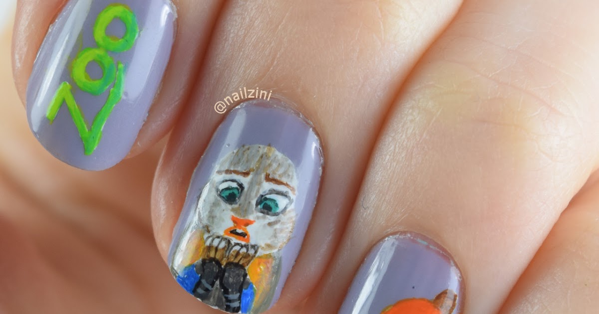 Buzz Lightyear Nail Art