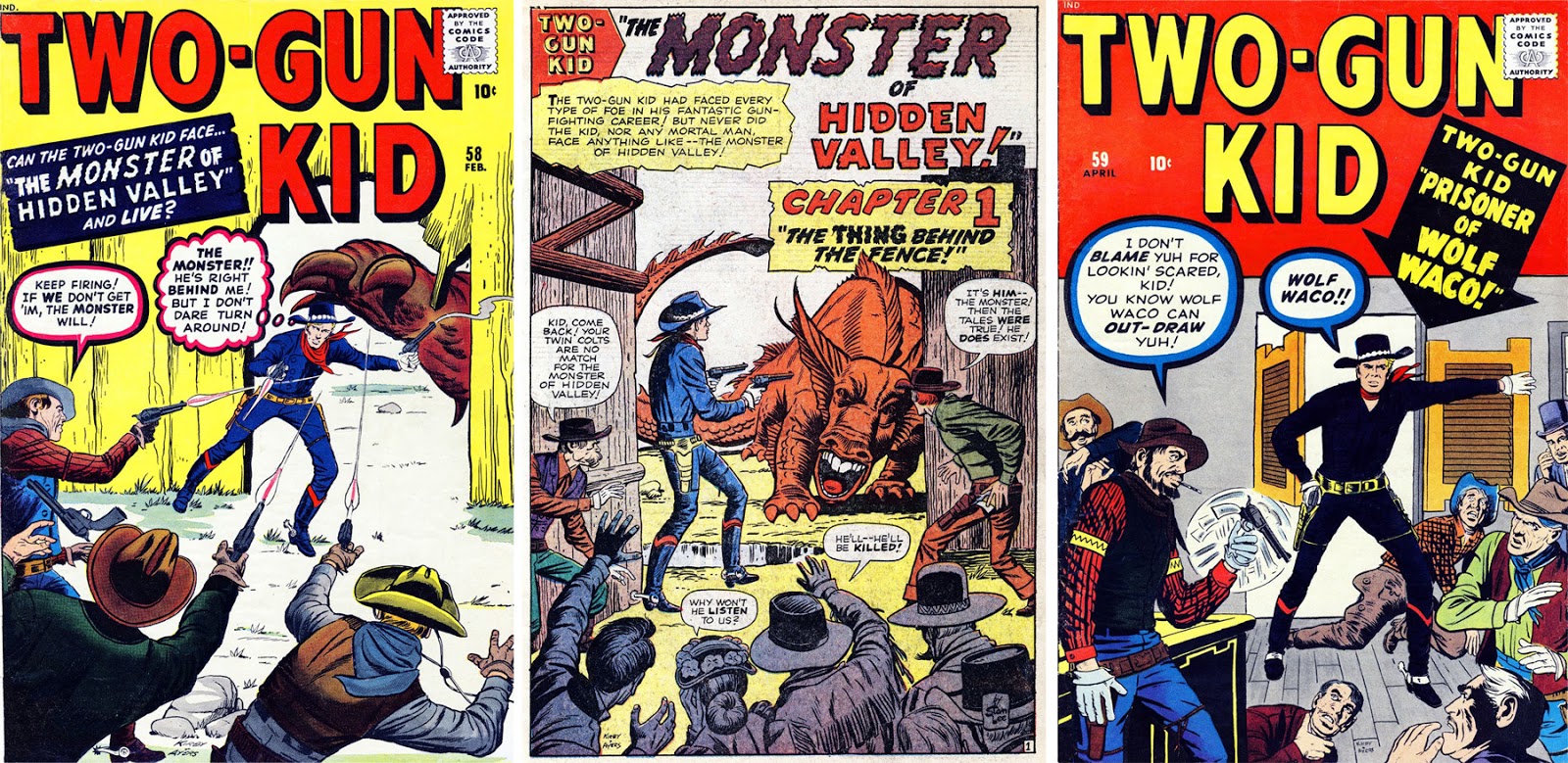 Marvel in the Silver Age: Meet the Kid: Marvel's First Cowboy Hero (almost)