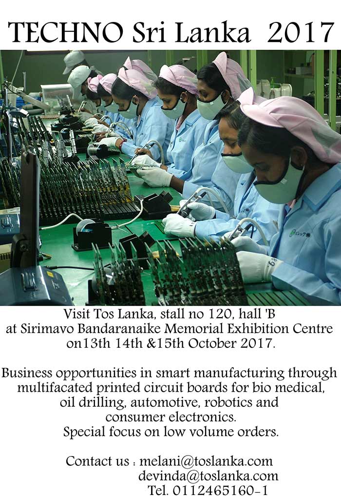Visit Tos Lanka @ Techno Sri Lanka - 2017 | Smart manufacturing through ...