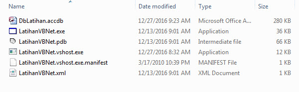 Bagaimana Cara Koneksi VB.NET Dengan Database Access - Pandai Visual Basic