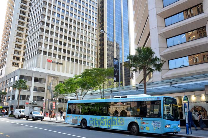 Travel With Giulio: Brisbane's City Sights 'hop-on, hop-off' bus