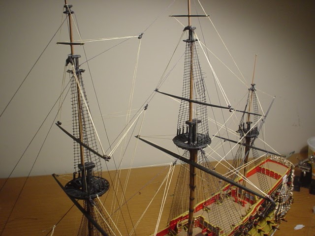 John's Plastic Ships: Running Rigging