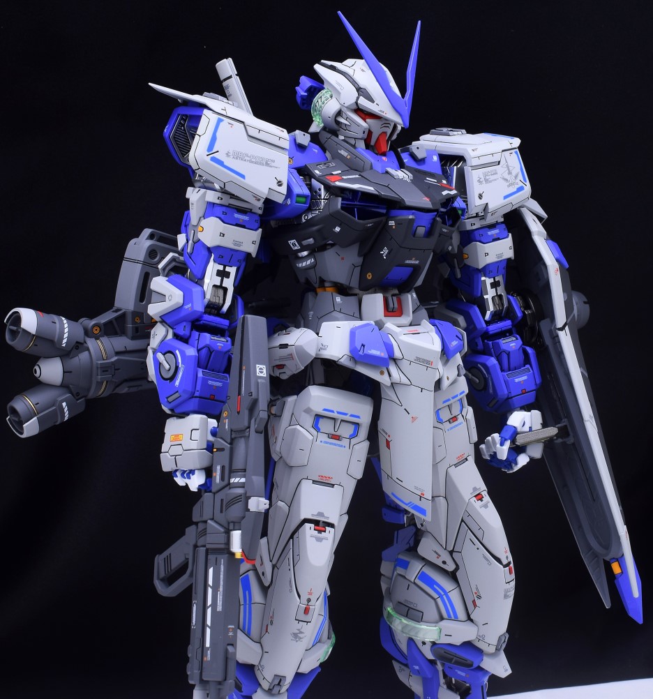 Custom Build: PG 1/60 Gundam Astray Blue Frame [Detailed]