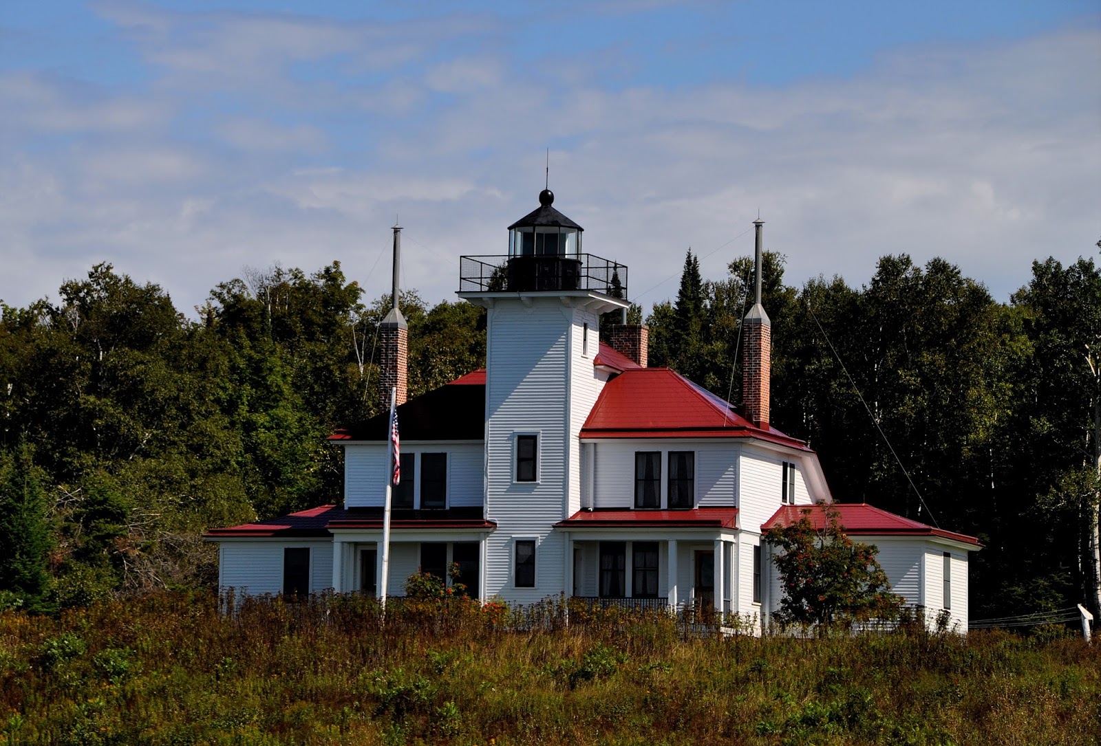WC-LIGHTHOUSES: RASPBERRY ISLAND LIGHTHOUSE-RASPBERRY ISLAND, WISCONSIN
