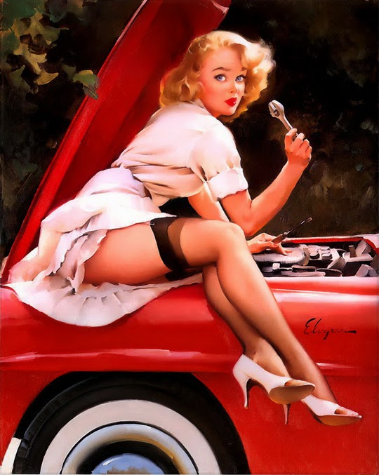 ART SPATE: PIN-UP PAINTER GIL ELVGREN