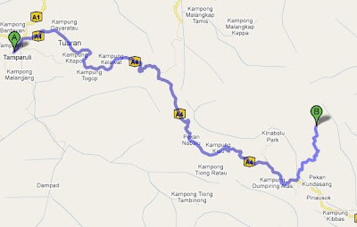 WANA A.K.A TOKEY BIOCANTIK: Map dari Kota Kinabalu ke Mesilau, ranau ...