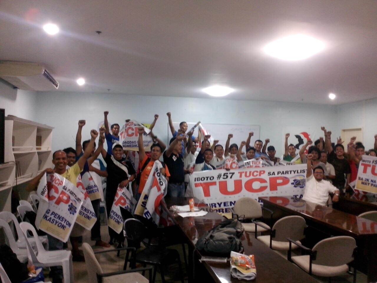 BASTA #57 TUCP PARTY-LIST SIGURADO