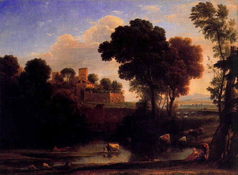 Claude Lorrain (Claudio de Lorena), obras, pinturas, cuadros
