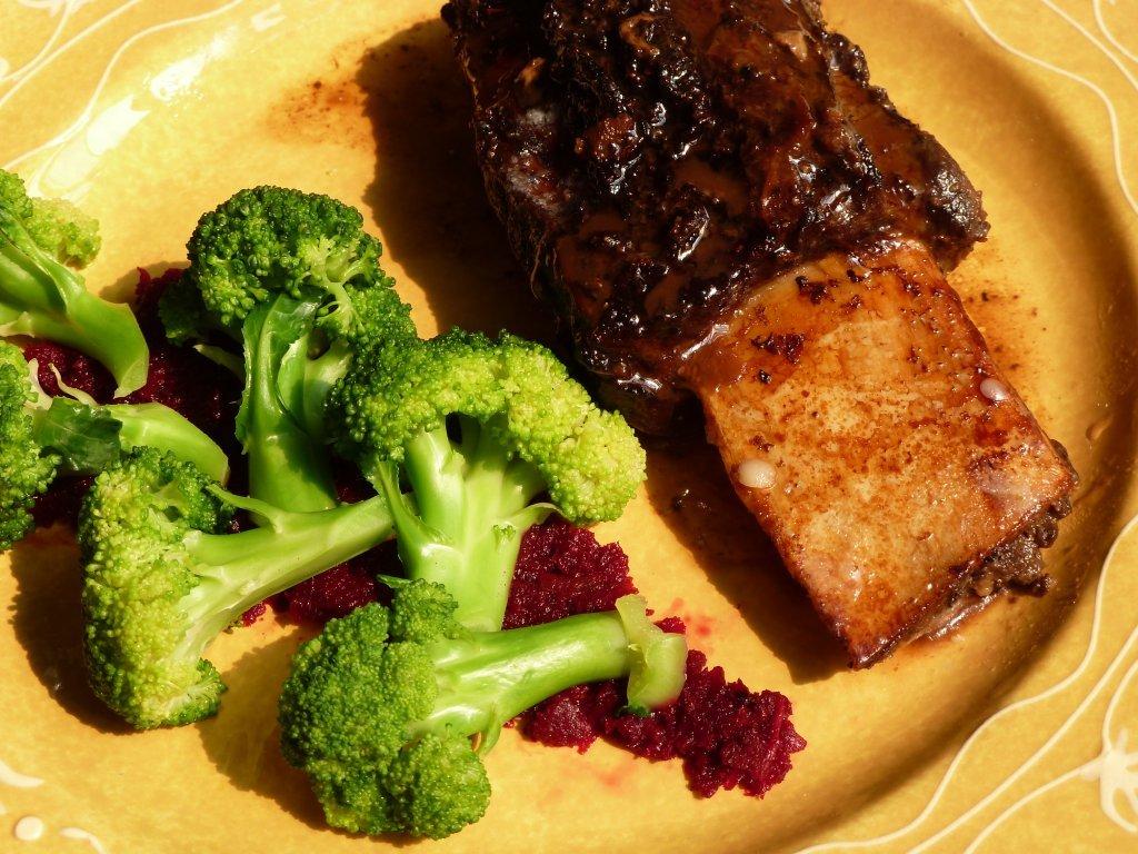 Gracie Cooks!: Tender Honey Glazed Beef Short Ribs with Beetroot Puree ...