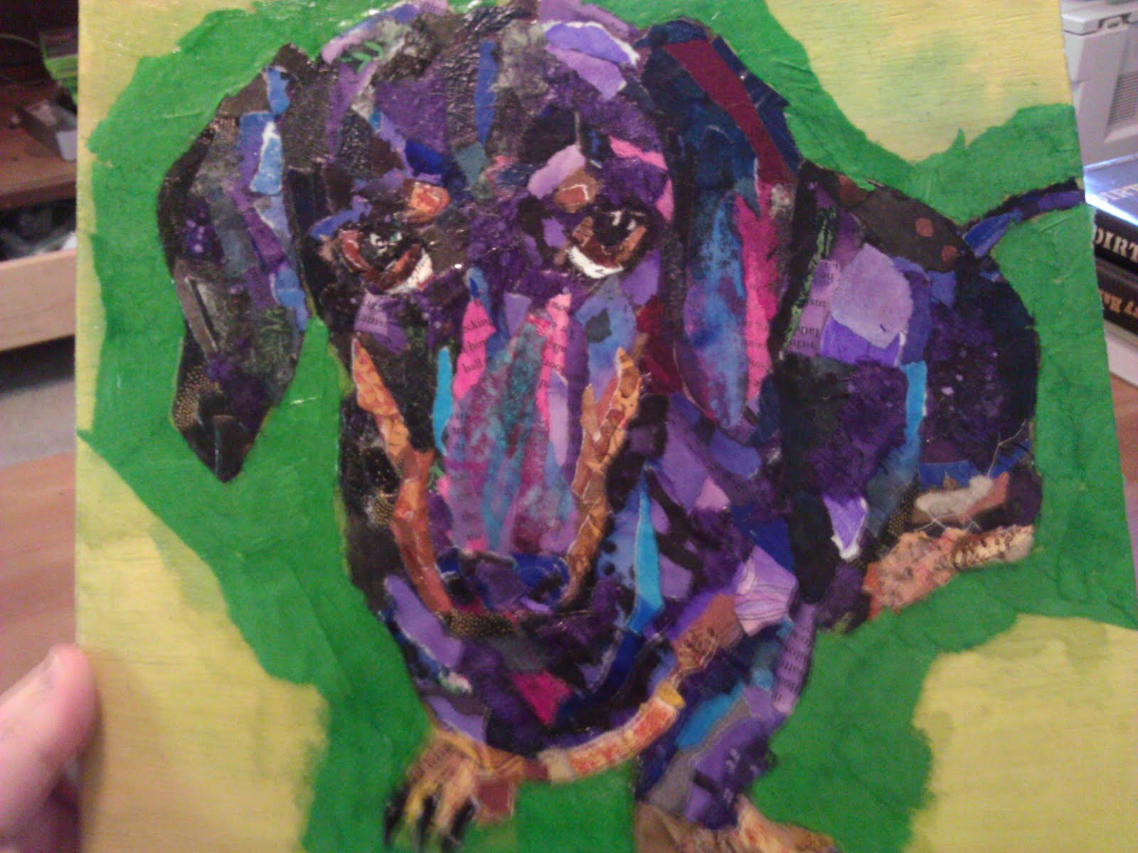 The Virtual Artroom: Paper Paintings Lesson, Part 2