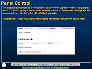 Sql server, .net and c# video tutorial: Part 43 – Creating controls ...