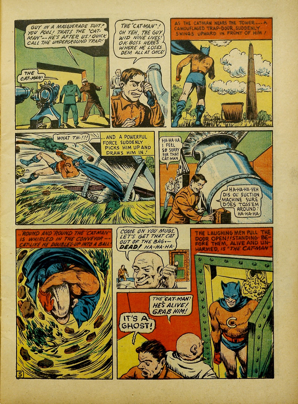 tauy creek: Sunday Comics #13: Cat-Man