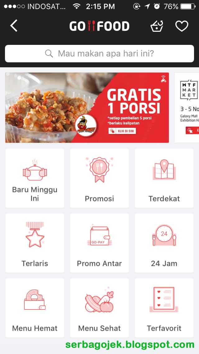Cara Order Go Food | Pesan Makanan Lewat GoJek