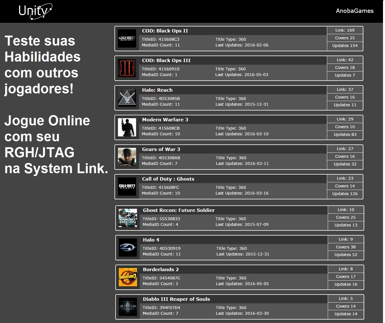 HD PARA XBOX 360 RGH / JTAG: HD lotado com Jogos para Xbox 360 RGH JTAG