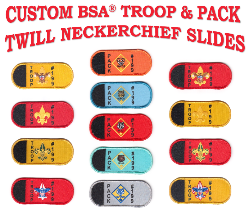 Moritz Scouting News: Twill Neckerchief Slides