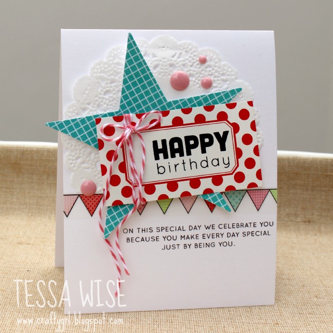 CRAFTY GIRL DESIGNS: A Happy Birthday Card