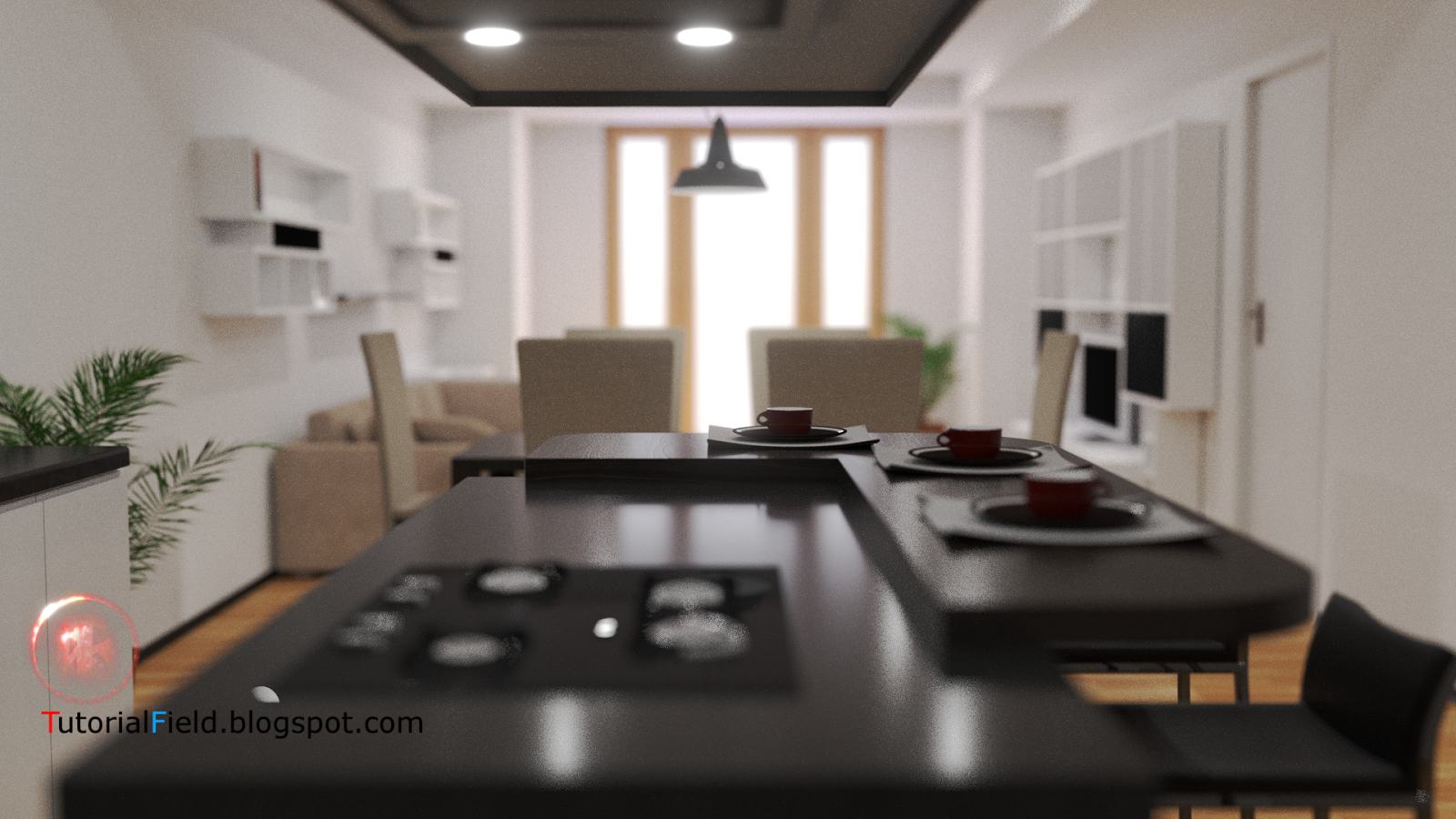 TutorialField.blogspot.com: Blender 3D - Interior Design (experimental ...