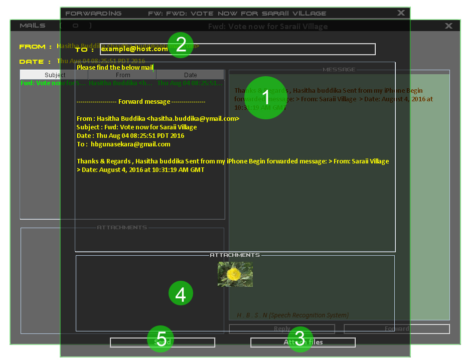 12.Email Client - 03 [ Forward ] ~ - Java Speech Recognition System