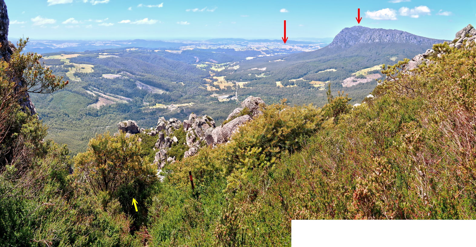 Mountains: Mt Roland, Mt Vandyke, Mt Claude Lookout, Tas, Australia