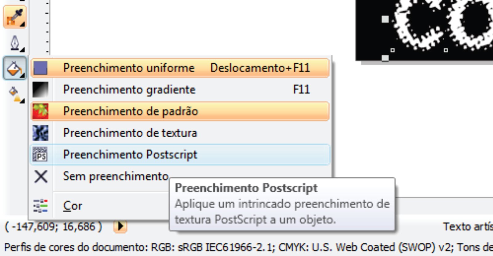 Dicas, tutoriais e informação.: CORELDRAW: PERSONALIZE SEU TEXTO COM A ...