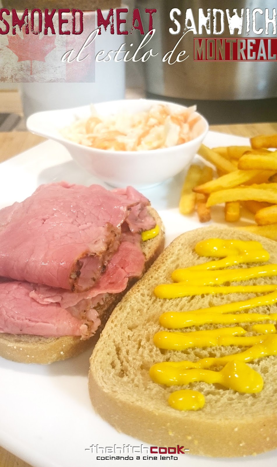 THE HITCHCOOK: SMOKED MEAT SANDWICH AL ESTILO DE MONTREAL