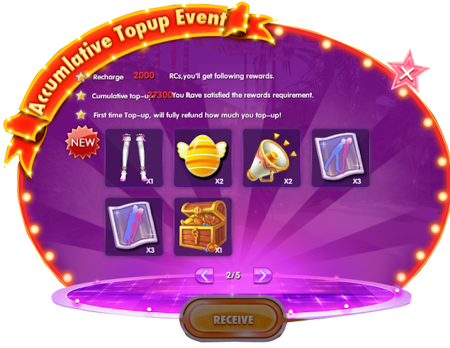 First Top Up ~ Touch 3claws Blogspot