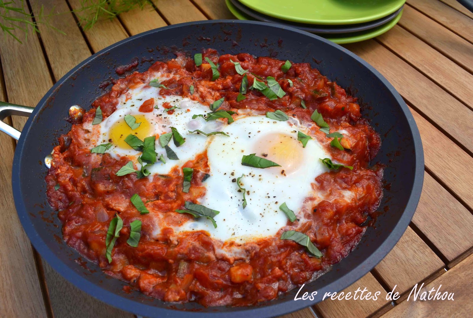 Ma cuisine au fil de mes idées...: Tchoutchouka aux oeufs