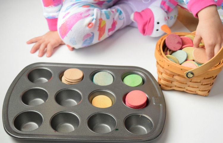 Dyed Wooden Discs For Playing and Learning | What Can We Do With Paper ...