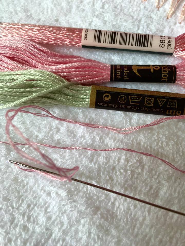 The Bluebirds are Nesting...: The Christmas Challenge. How to embroider ...