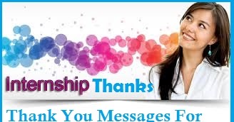 Appreciation Messages and Letters! : Internship Acceptance
