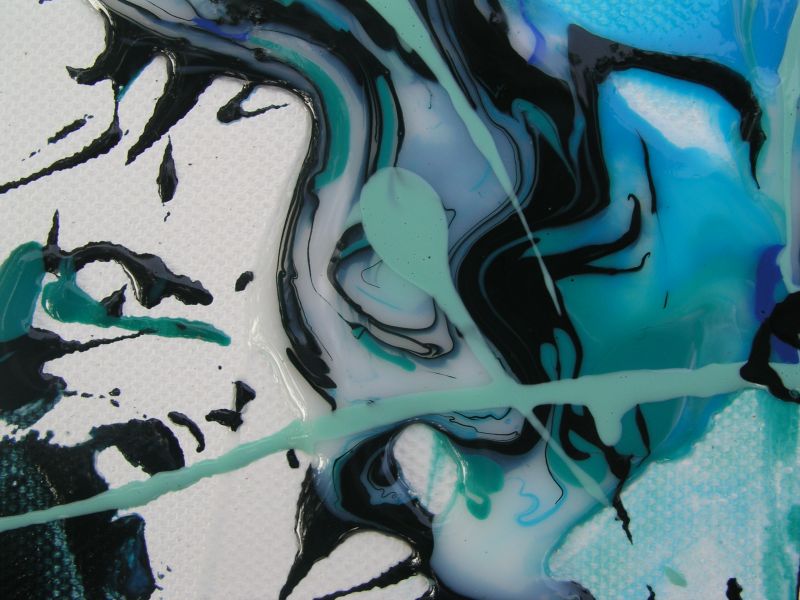 creativ art - hobby: Pouring si String gel, 2 mediumuri acrilice minunate.