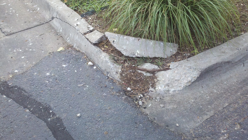 Epoxy Floor Coatings: Concrete Curb Repair - Irving, Texas