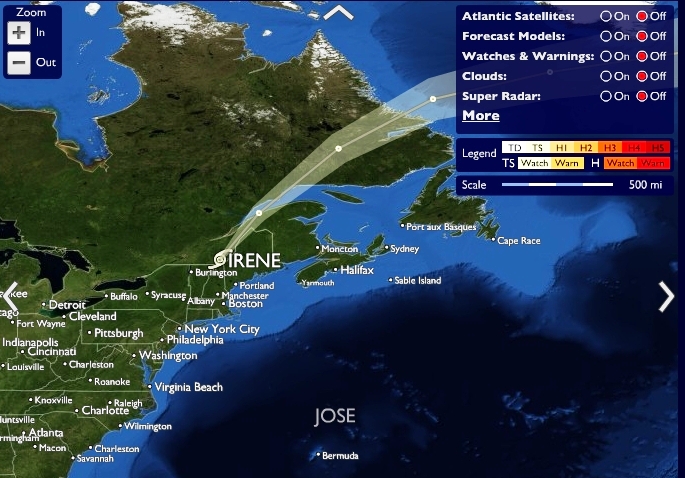 AirCom-Poste: Hurricane Season Tracking MAP