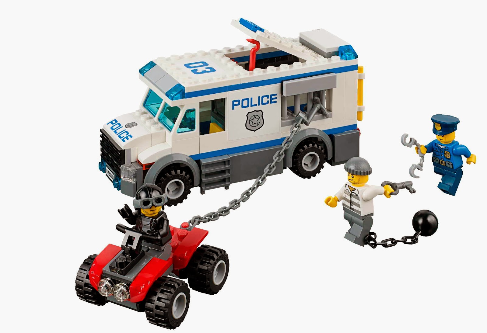 LEGO gosSIP: 111113 LEGO 60043 Prisoner Transporter box art and picture
