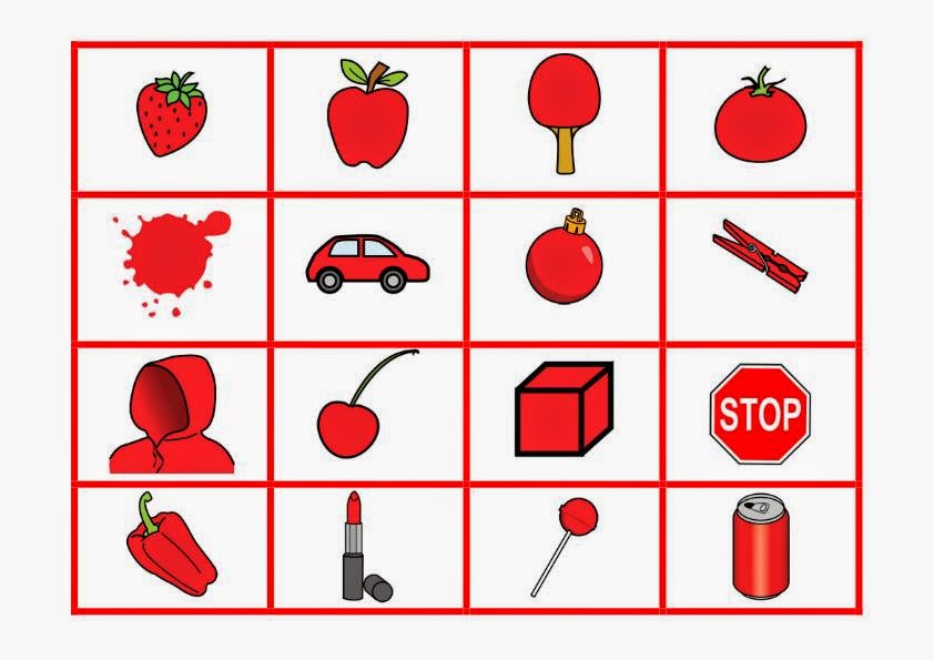 MI TIERNA SALITA ROJA: COLOR ROJO