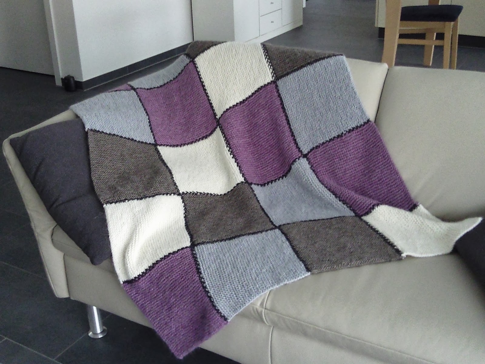 Symea's Woll-Lust: Patchworkdecke