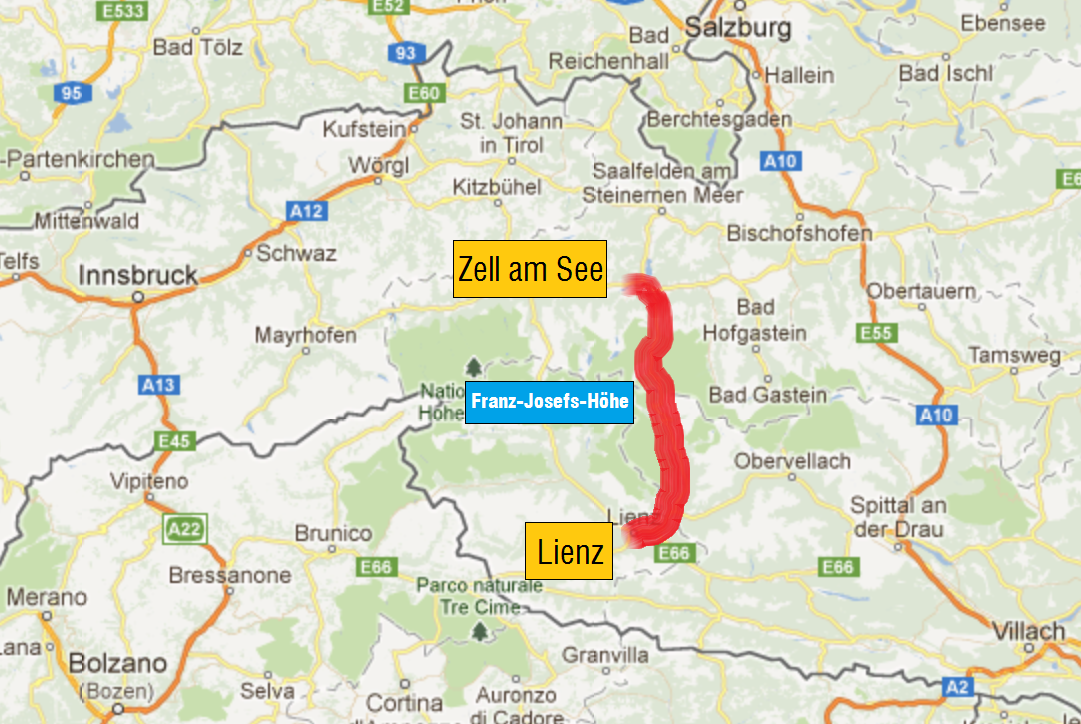 Wrzl-Blog: Postbus und sein Tiefpunkt mit der Franz-Josefs-Höhe