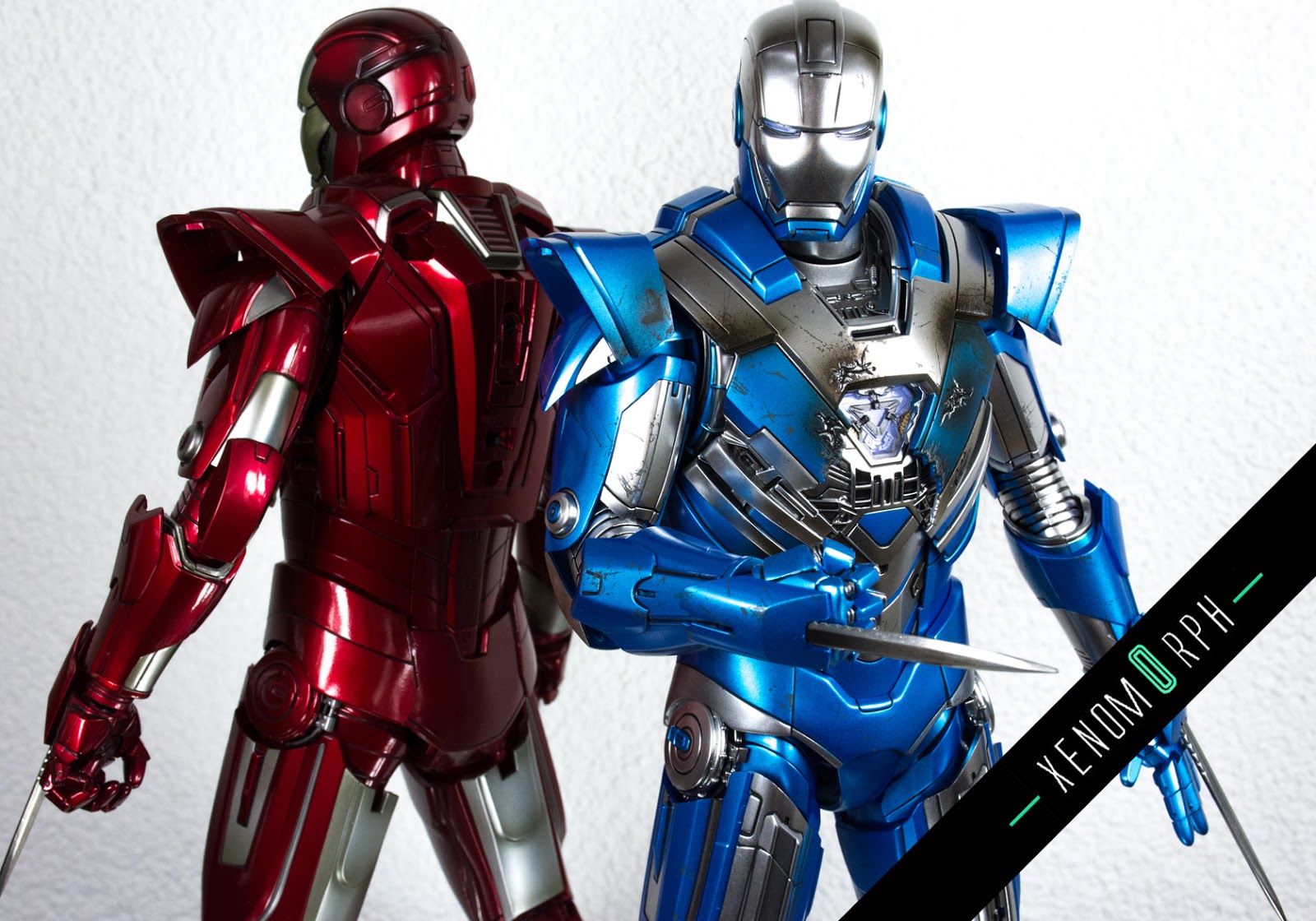 Hot Toys Iron Man Blue Steel - IM 3 1/6 MMS391 - photo and video review