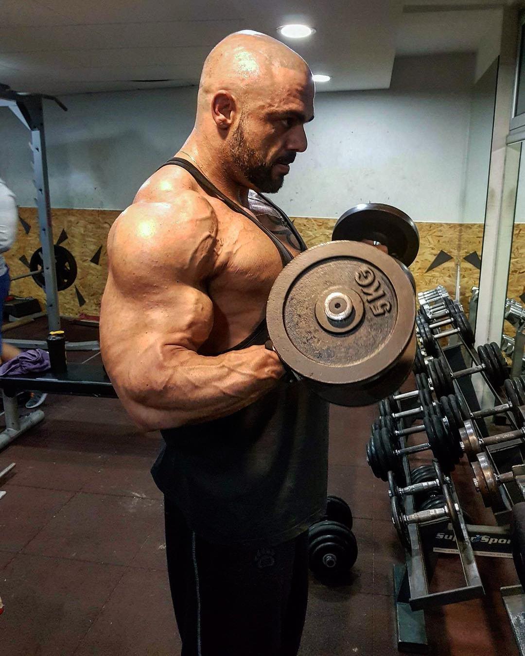 Muscle Lover: Huge bodybuilder Telemachos Petrou from Cyprus