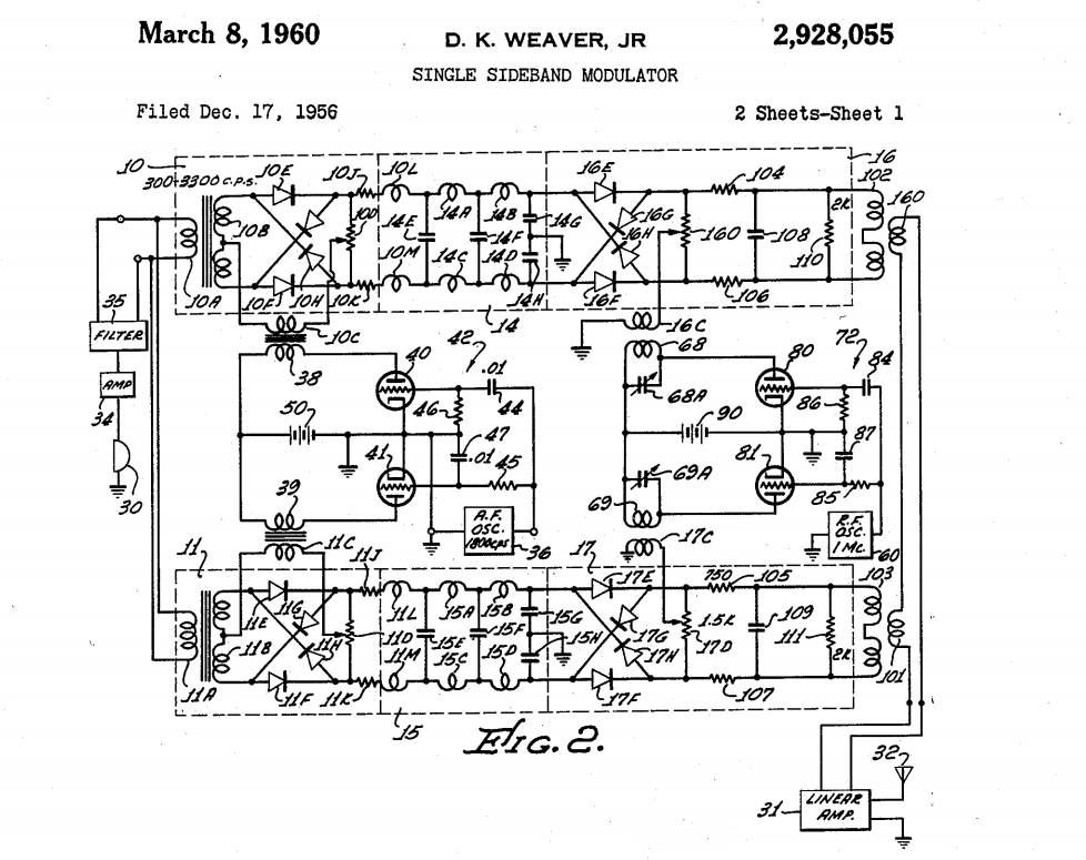 K6JCA: SDR Notes: Weaver Modulation and Demodulation
